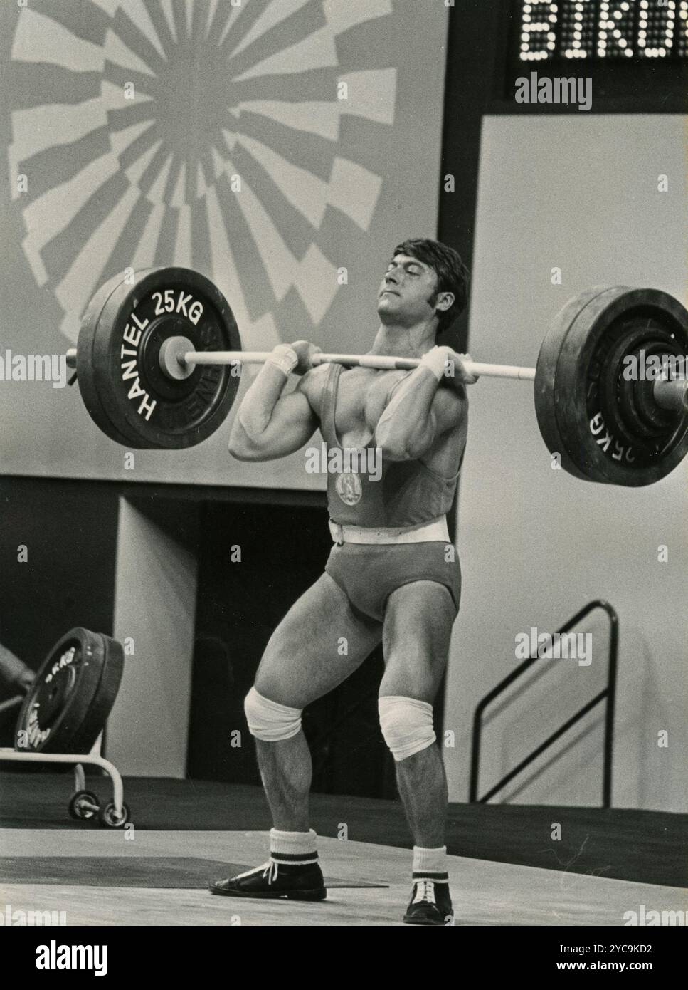 Soviet weightlifter Bulgarian Yordan Bikov, 1950s Stock Photo - Alamy