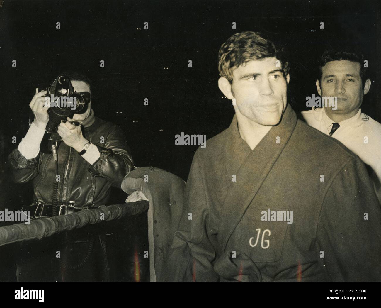 French professional boxer Jo Gonzales, 1960s Stock Photo - Alamy