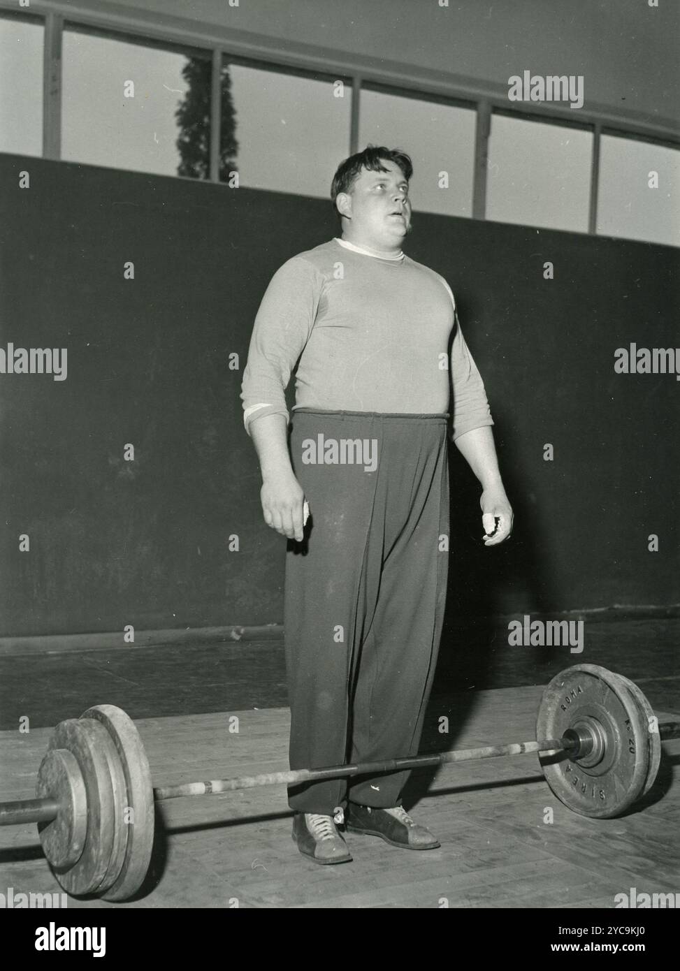 Soviet weightlifter Aleksey Medvedev, 1950s Stock Photo - Alamy