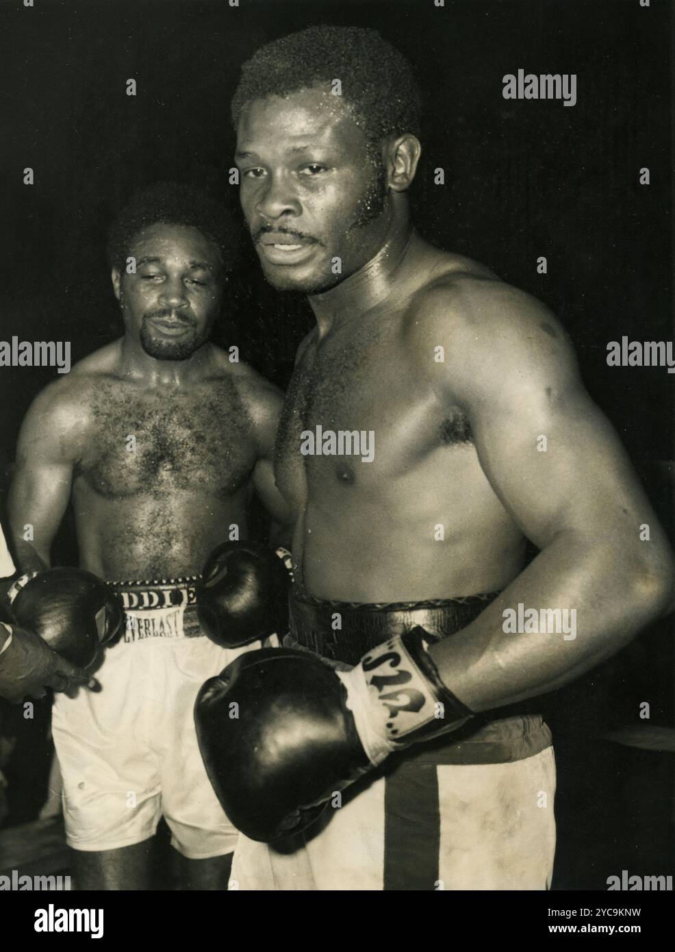 American professional boxer Freddie Little, 1950s Stock Photo - Alamy