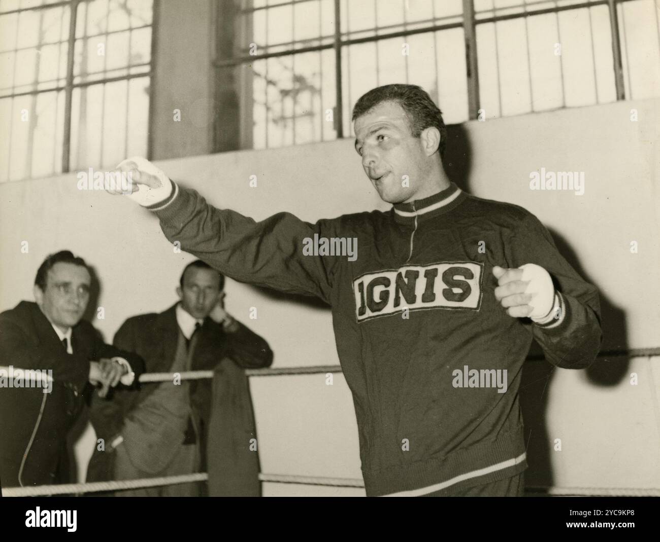 Italian professional boxer Alessandro Mazzinghi, 1960s Stock Photo - Alamy