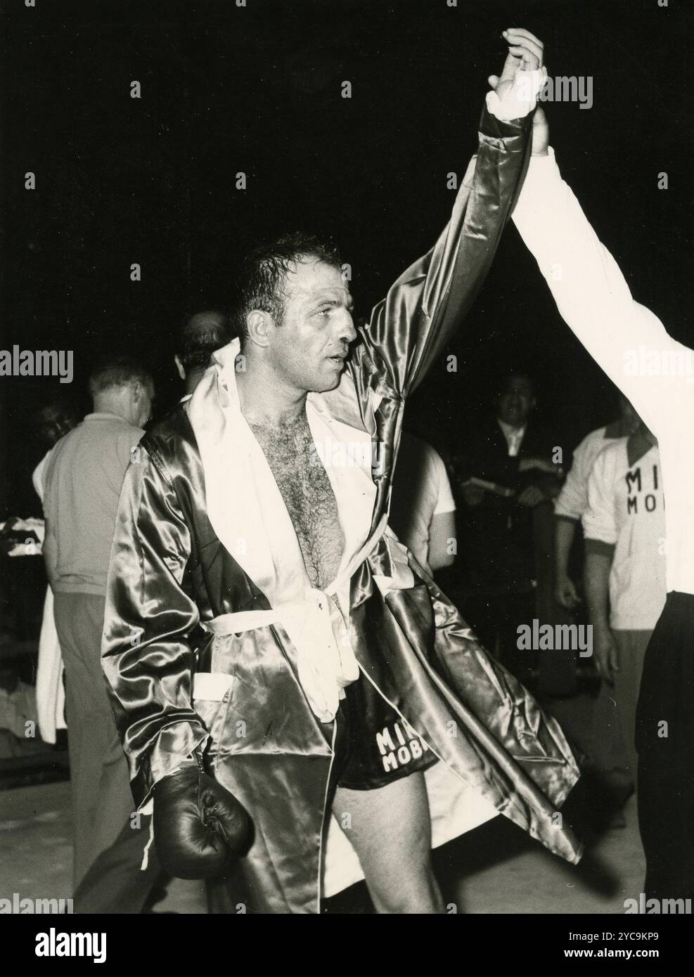 Italian professional boxer Alessandro Mazzinghi, 1970s Stock Photo - Alamy