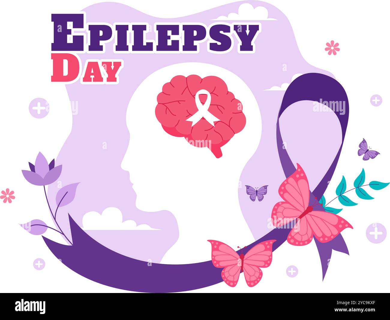 National Epilepsy Awareness Month Vector Illustration is Observed Every ...