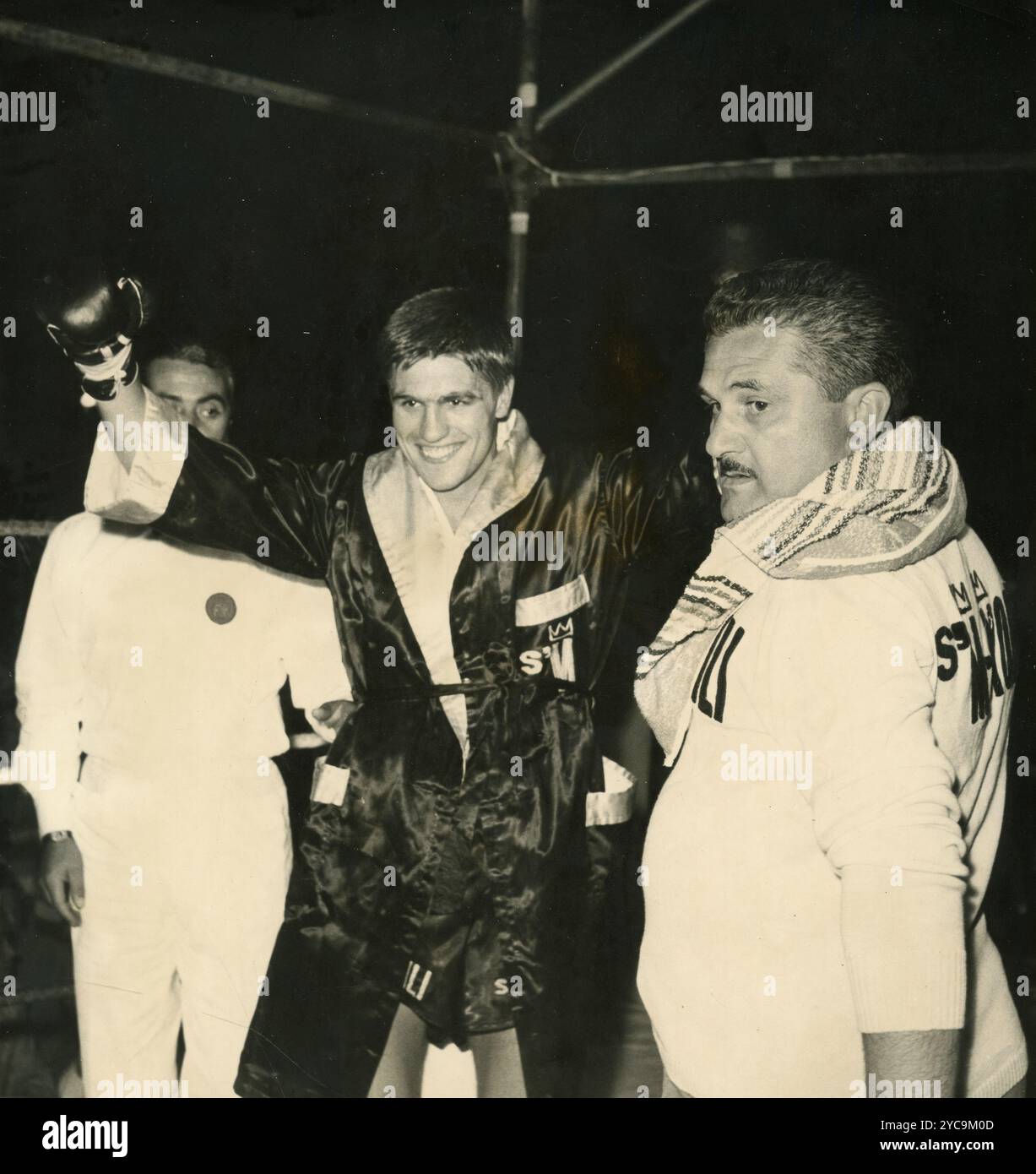 Italian professional boxer Nino Benvenuti and his wife Giuliana Fonzari ...