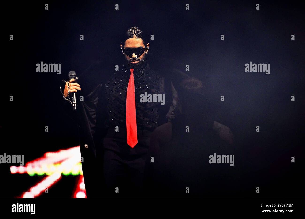 Italian singer Music Concert - MAHMOOD TOUR 2024 MAHMOOD during MAHMOOD ...