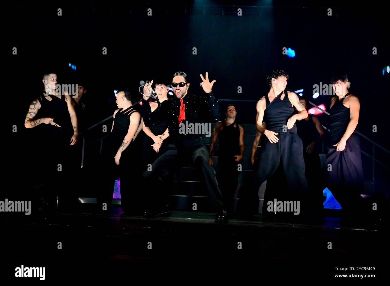 Italian singer Music Concert - MAHMOOD TOUR 2024 MAHMOOD during MAHMOOD ...