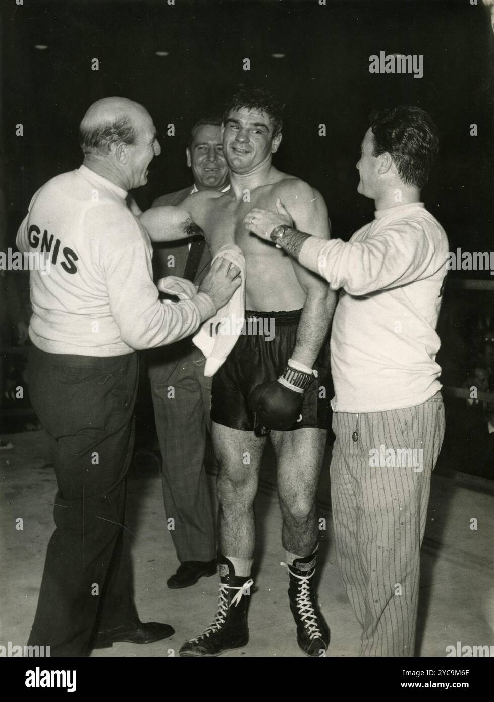 Italian professional boxer Giulio Rinaldi, 1960s Stock Photo - Alamy