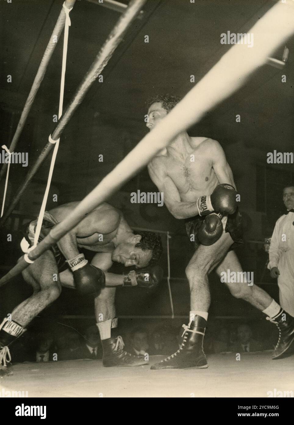 Italian professional boxer Piero Rollo and Milan, Italy 1960s Stock ...