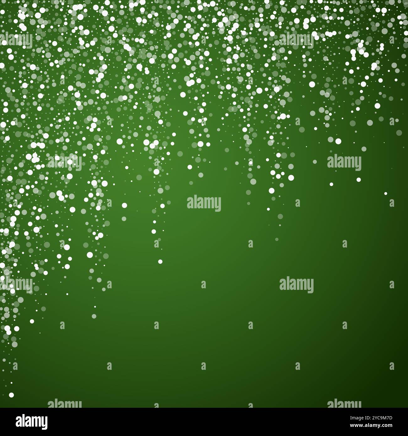 Falling snowflakes christmas background. Subtle flying snow flakes and ...