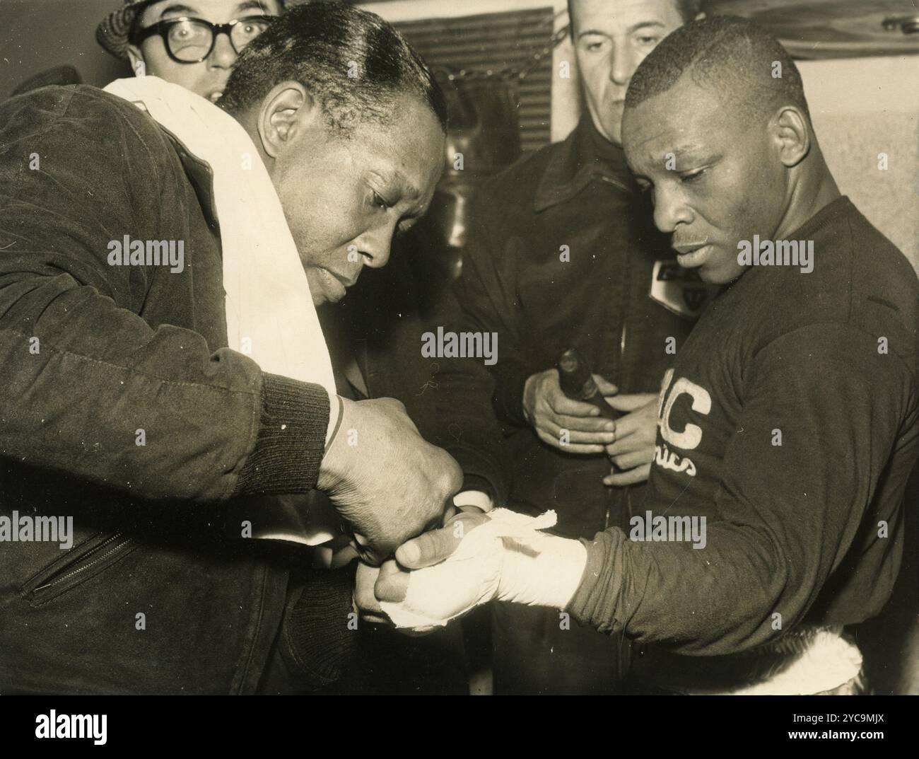American professional boxer Eddie Perkins, 1960s Stock Photo - Alamy