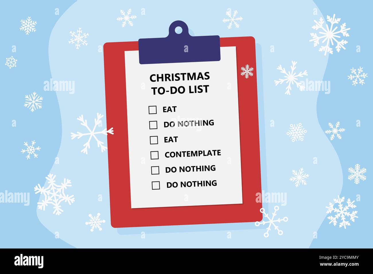 Seasonal checklist Stock Vector Images - Alamy