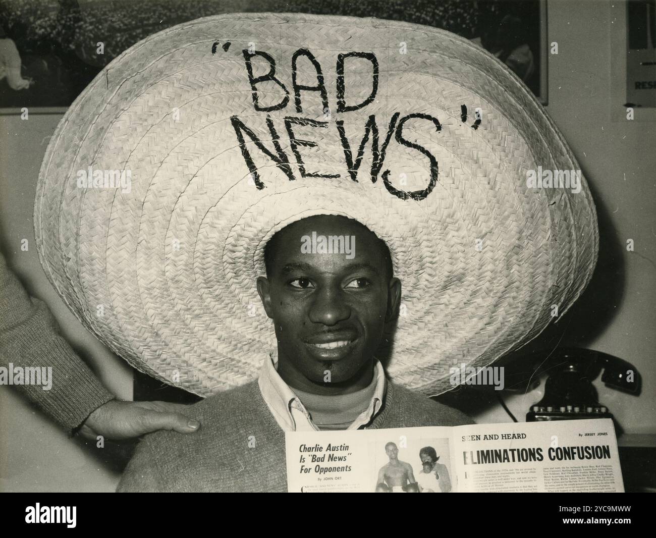 American professional boxer Charlie Austin, 1960s Stock Photo - Alamy