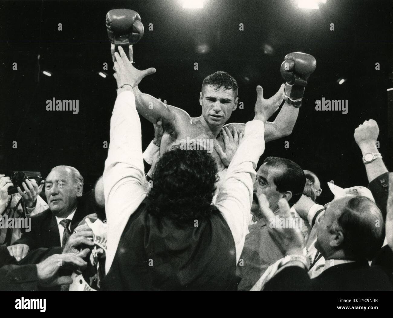 Italian professional boxer Giovanni Parisi, 1990s Stock Photo - Alamy