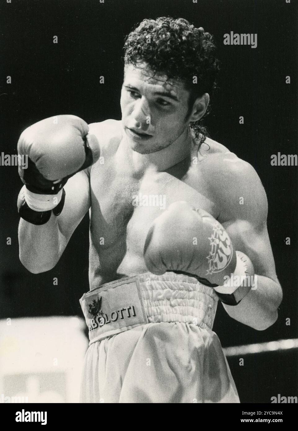 Italian professional boxer Giovanni Parisi, 1990s Stock Photo - Alamy