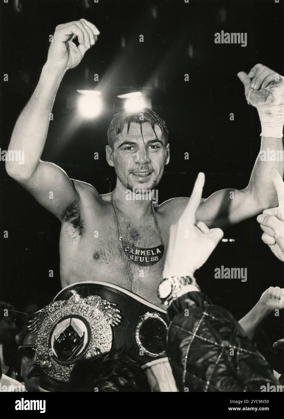 Italian professional boxer Giovanni Parisi, 1990s Stock Photo - Alamy