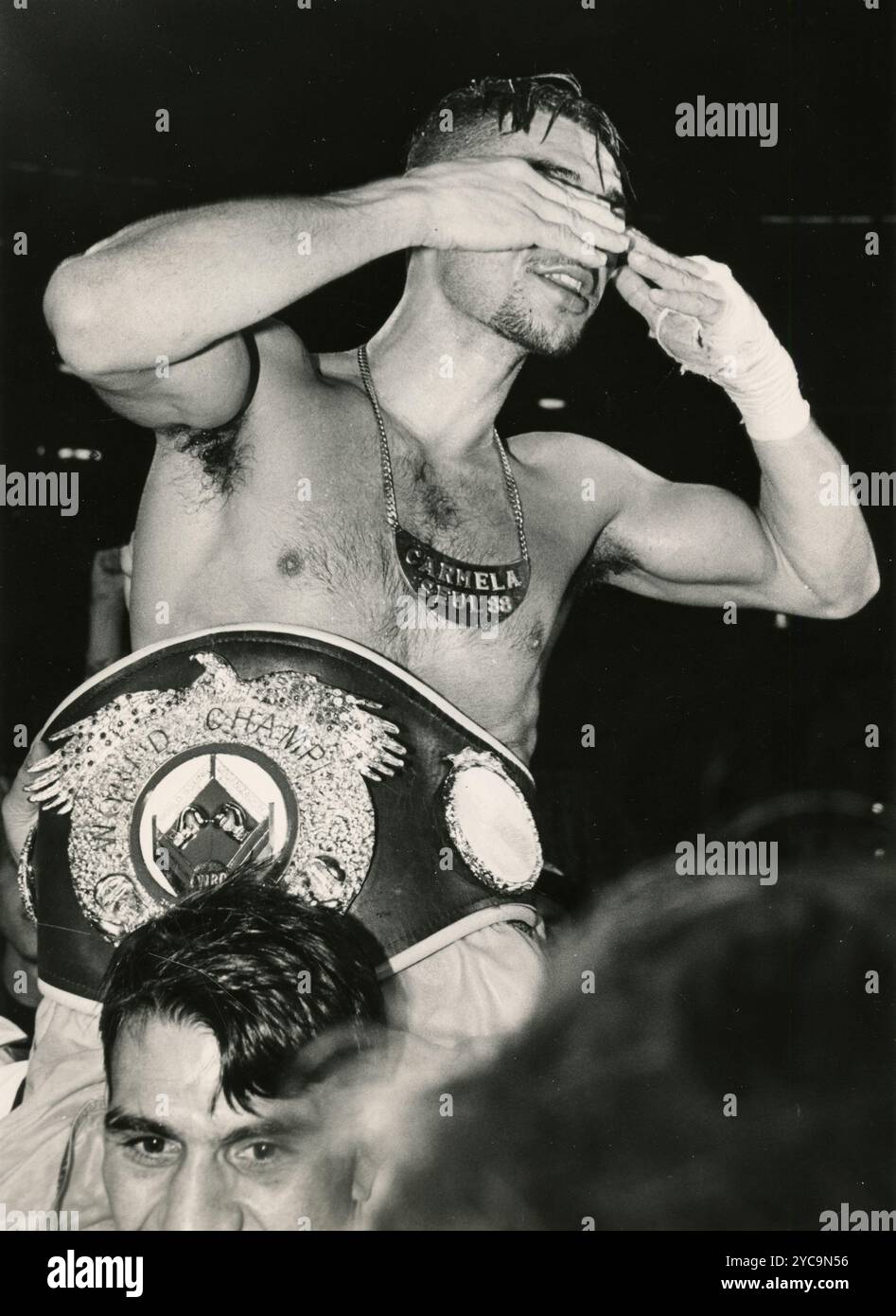 Italian professional boxer Giovanni Parisi, 1990s Stock Photo - Alamy