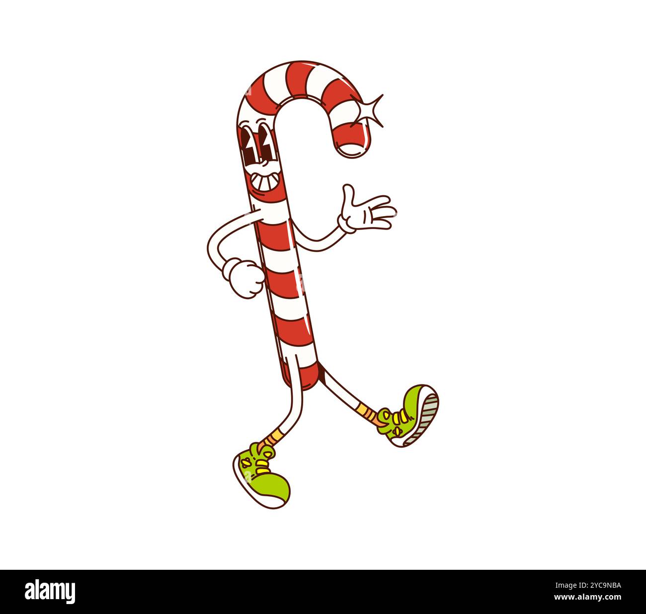 Candy cane funny groovy hi-res stock photography and images - Alamy