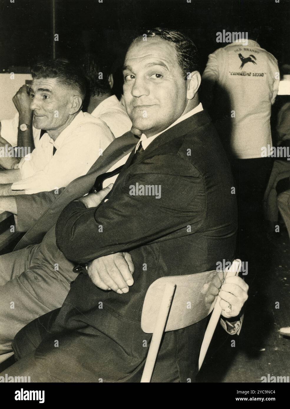 Italian professional boxer Rocky Marciano, Milan 1960s Stock Photo - Alamy