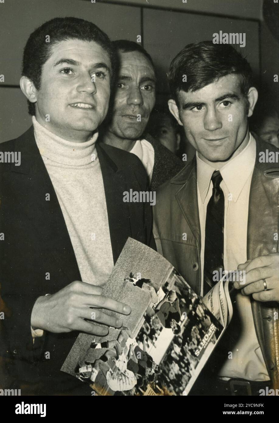 French professional boxer Joseph Gonzales (right), 1960s Stock Photo ...