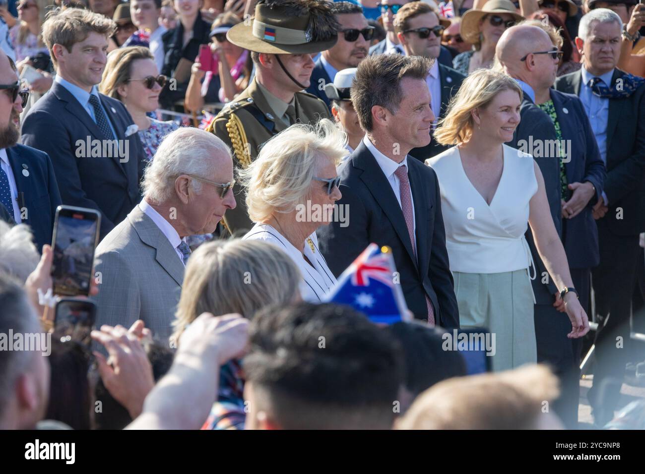 Sydney, Australia. 22nd October 2024. King Charles III and Queen ...