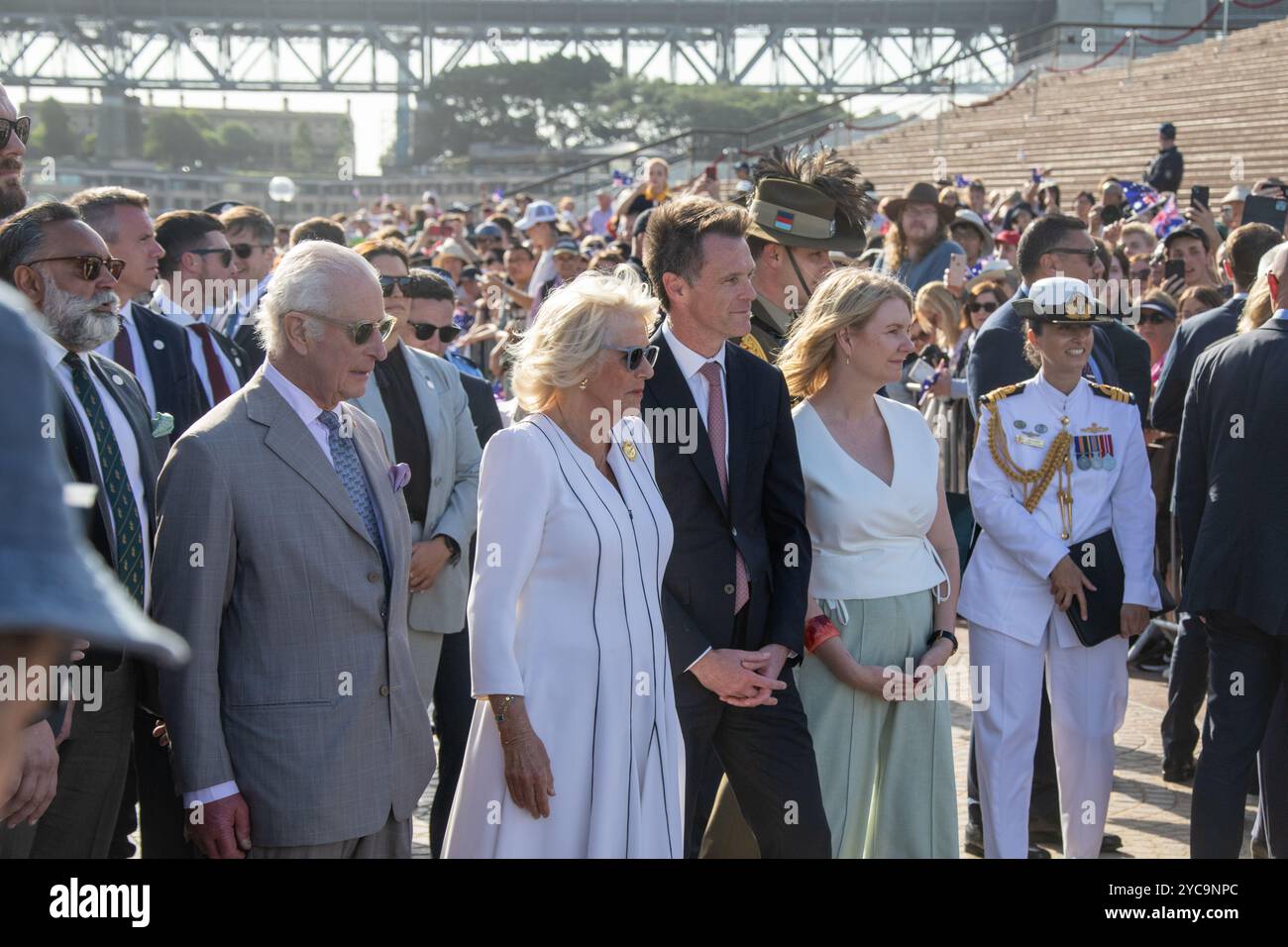 Sydney, Australia. 22nd October 2024. King Charles III and Queen ...