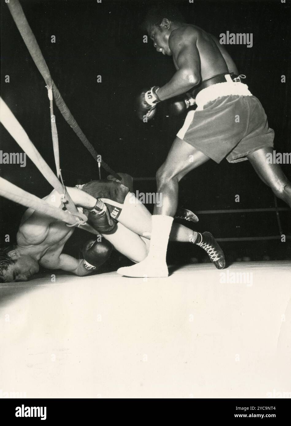 American professional boxer Emile Griffith and Italian Remo Golfarini ...