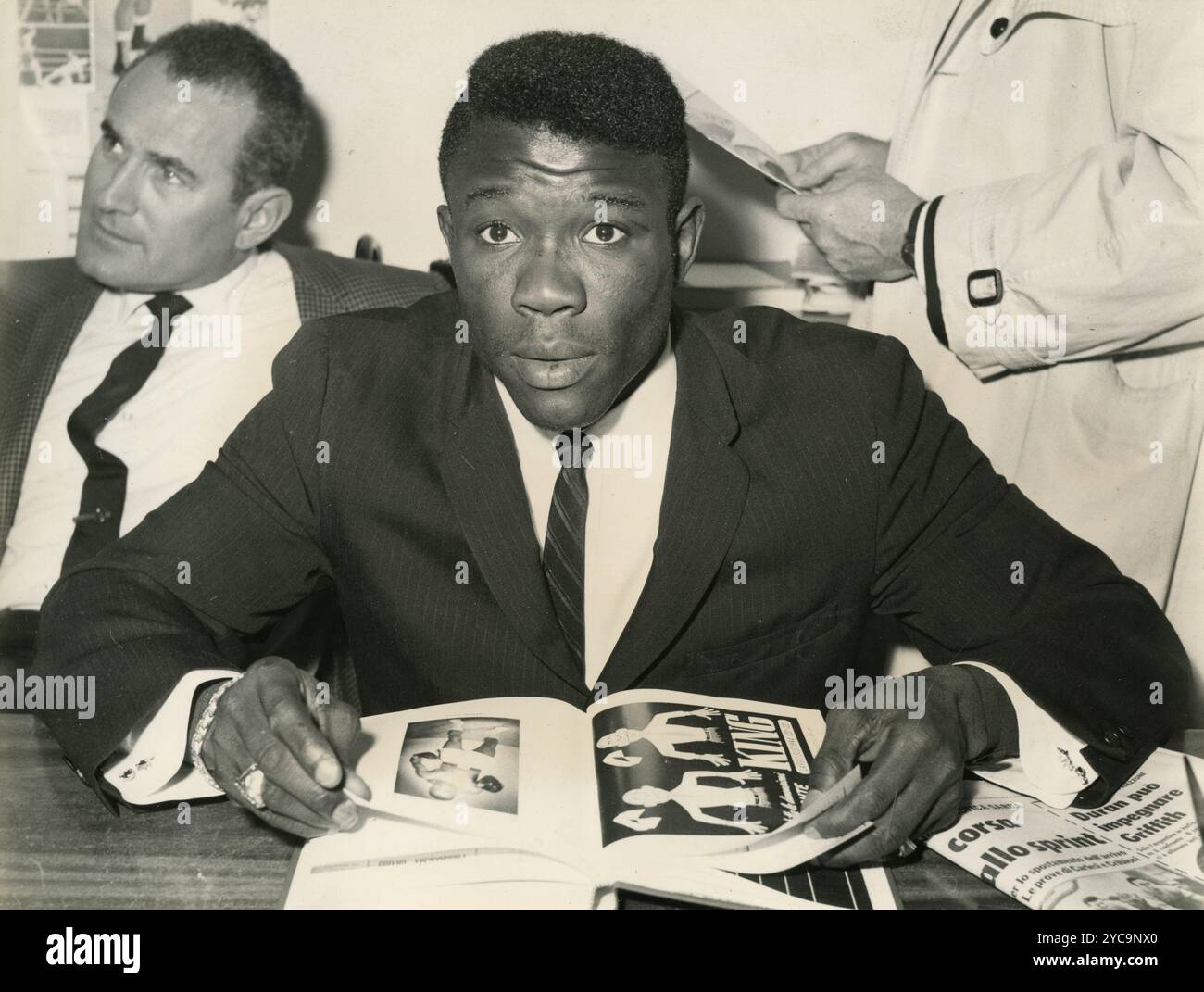 American professional boxer Emile Griffith, Italy 1960s Stock Photo - Alamy