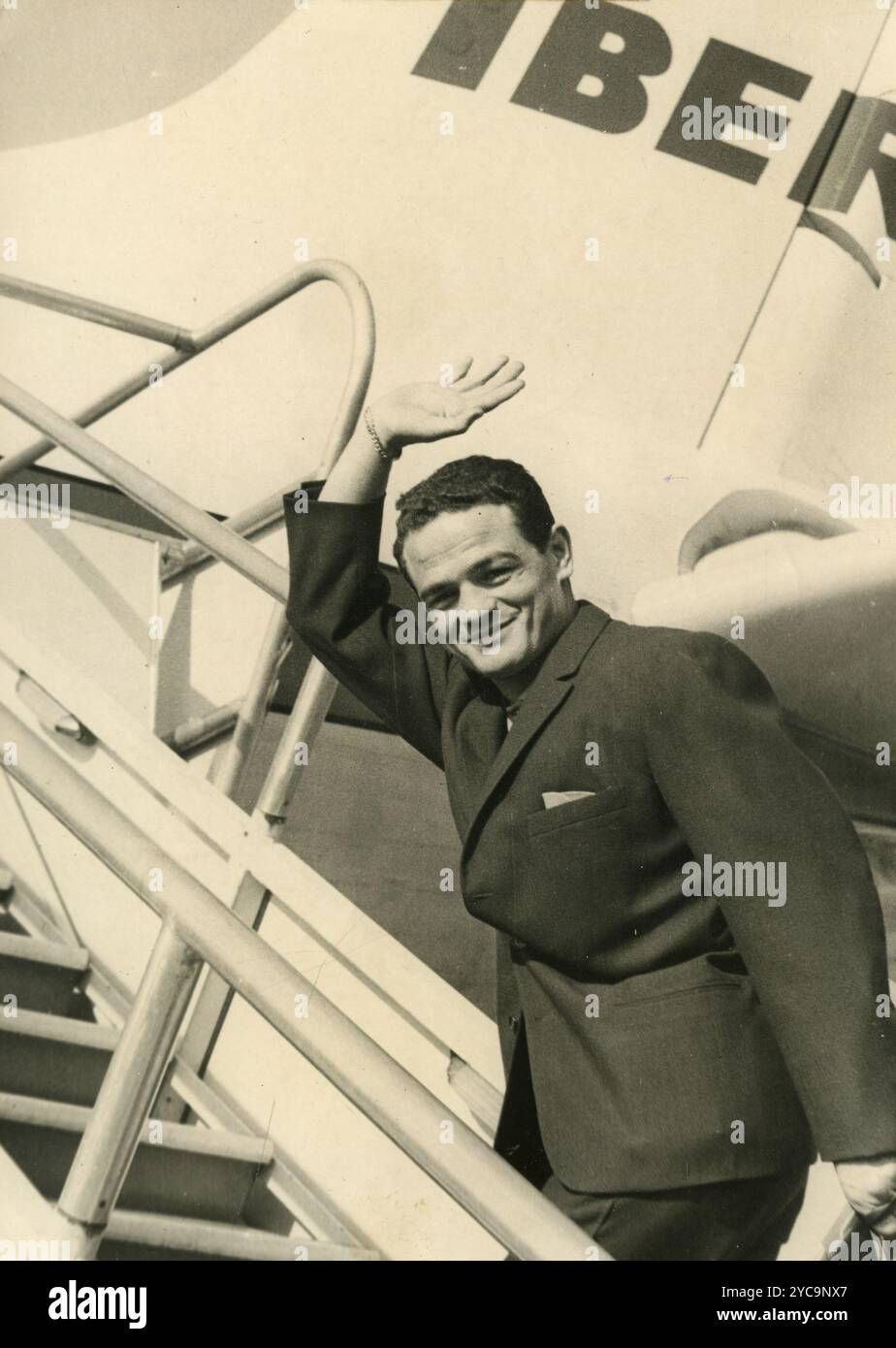 French professional boxer Alphonse Halimi, 1964 Stock Photo - Alamy