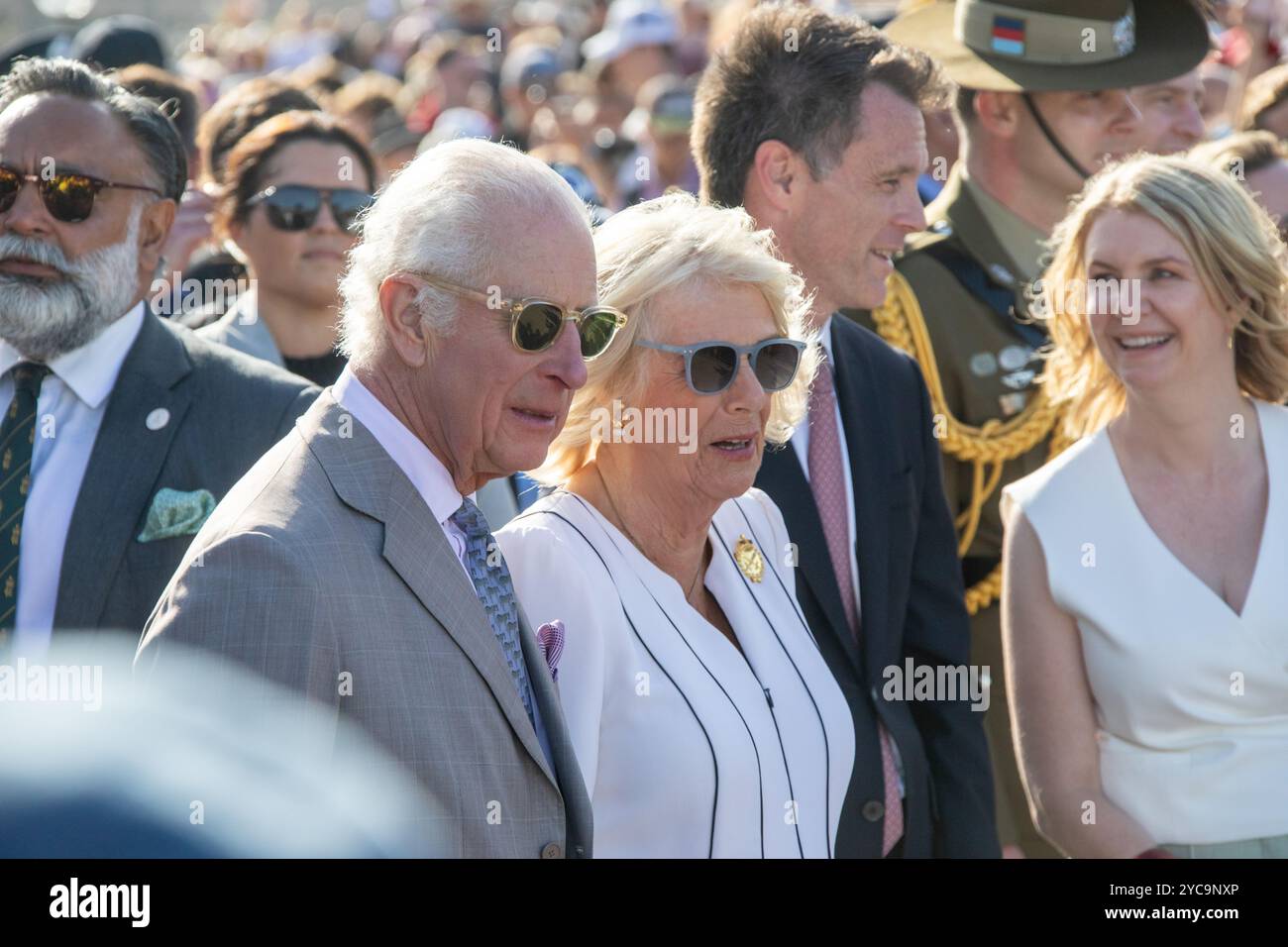 Sydney, Australia. 22nd October 2024. King Charles III and Queen ...