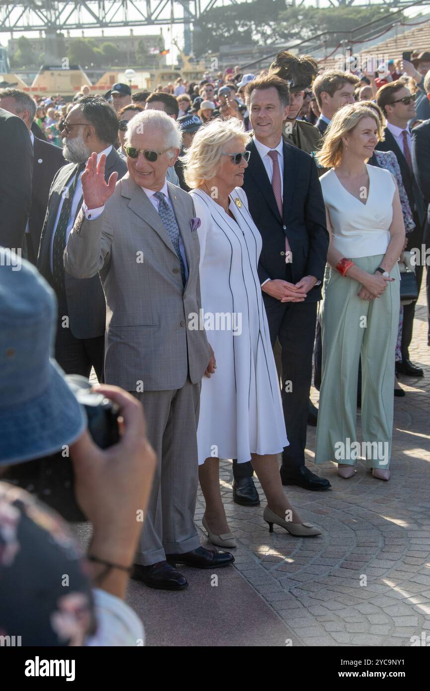 Sydney, Australia. 22nd October 2024. King Charles III and Queen ...