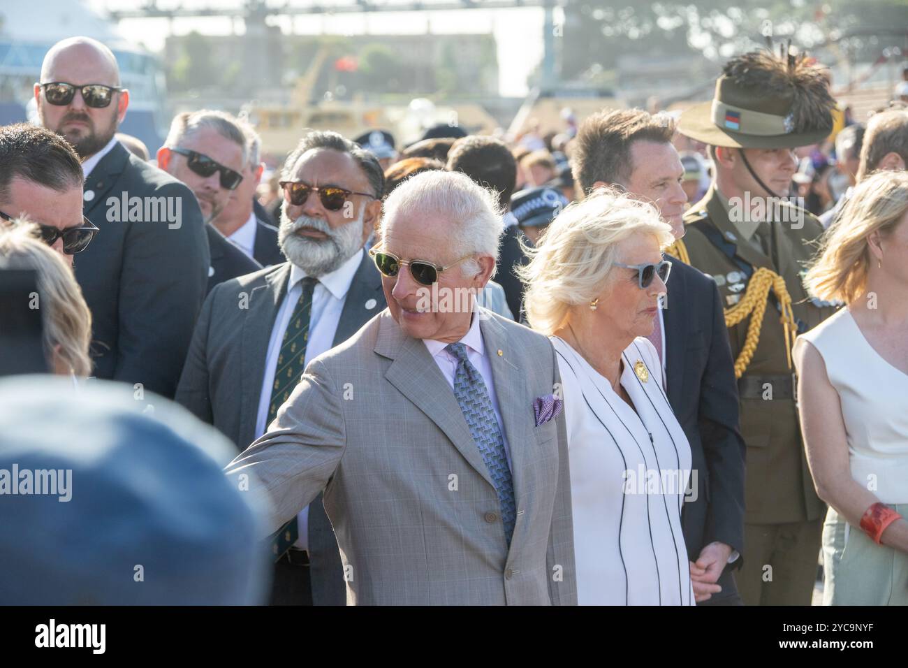 Sydney, Australia. 22nd October 2024. King Charles III and Queen ...