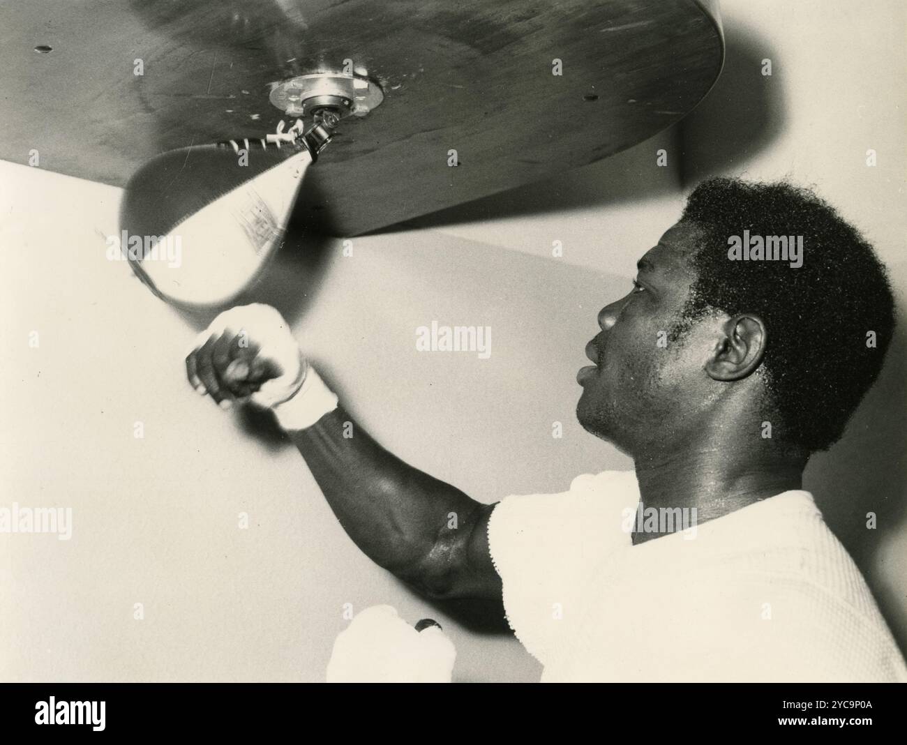 American professional boxer Emile Griffith training, 1960s Stock Photo ...