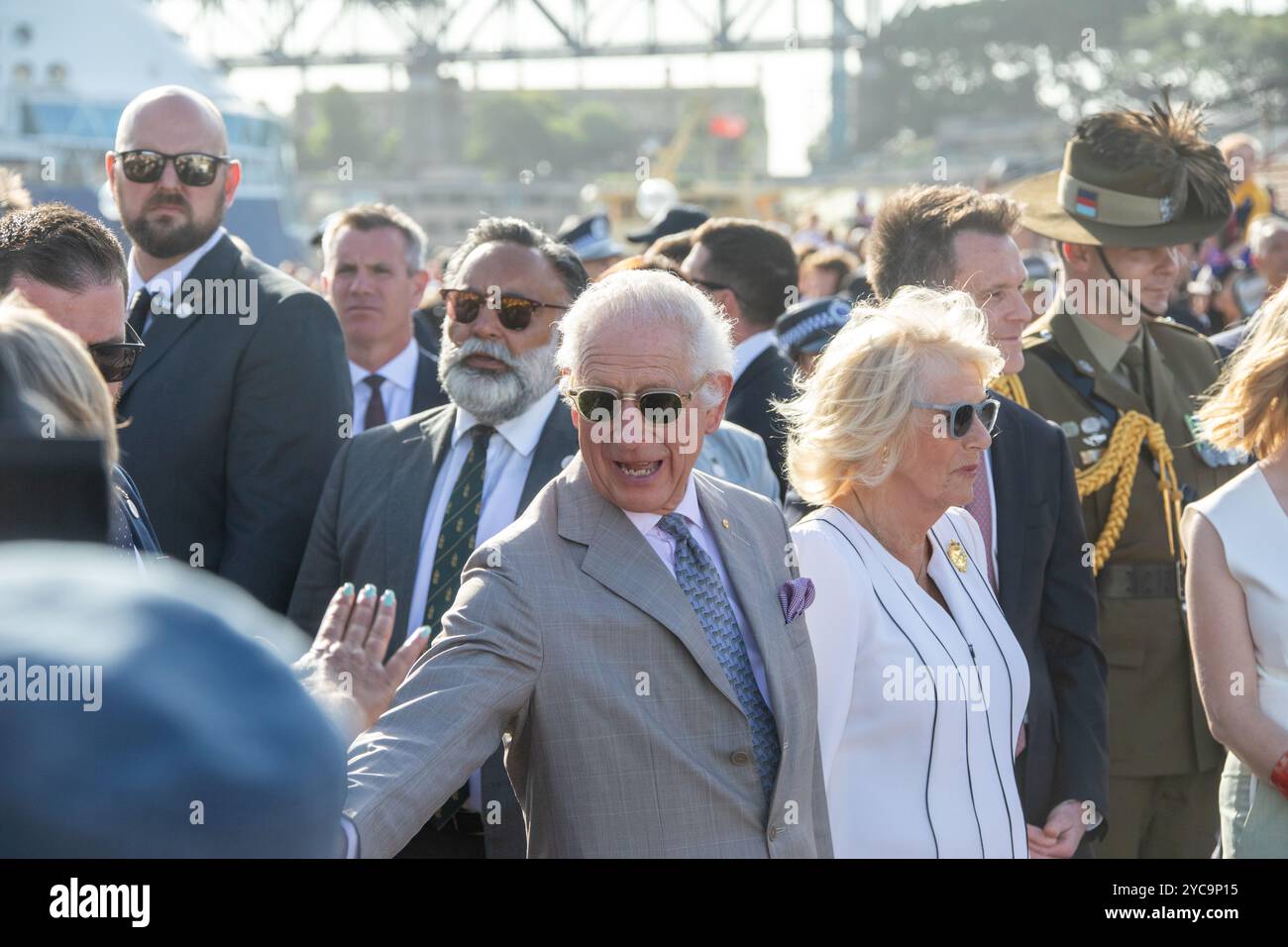 Sydney, Australia. 22nd October 2024. King Charles III and Queen ...