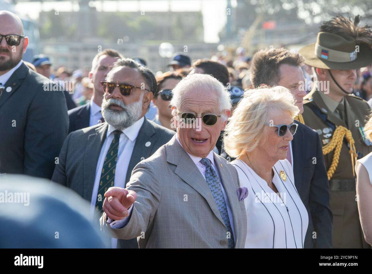Sydney, Australia. 22nd October 2024. King Charles III and Queen ...