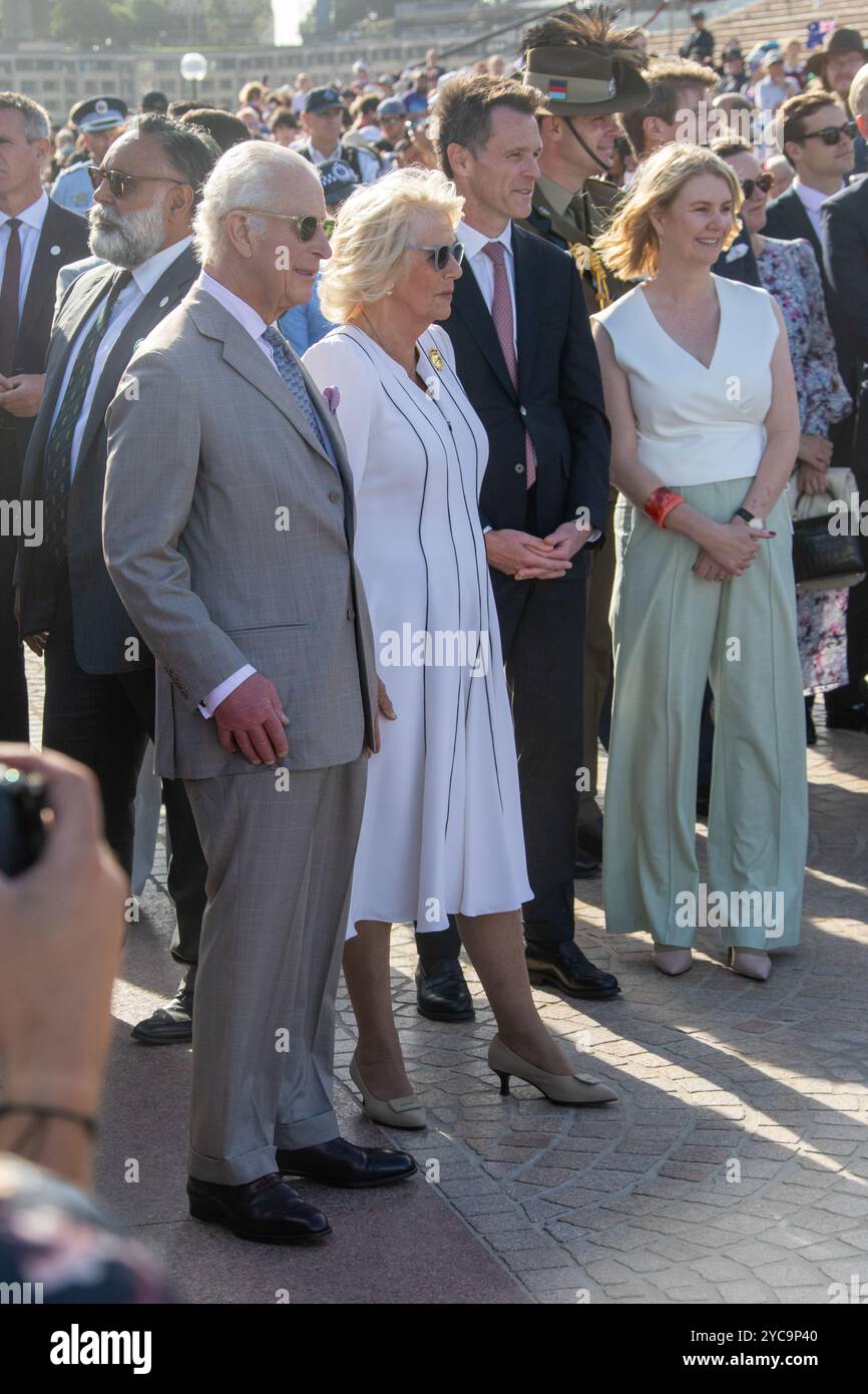 Sydney, Australia. 22nd October 2024. King Charles III and Queen ...