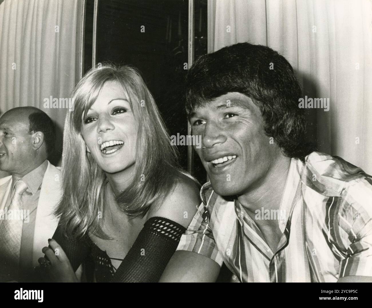 Argentinian professional boxer Carlos Monzon and Susana Gimenez, 1970s ...