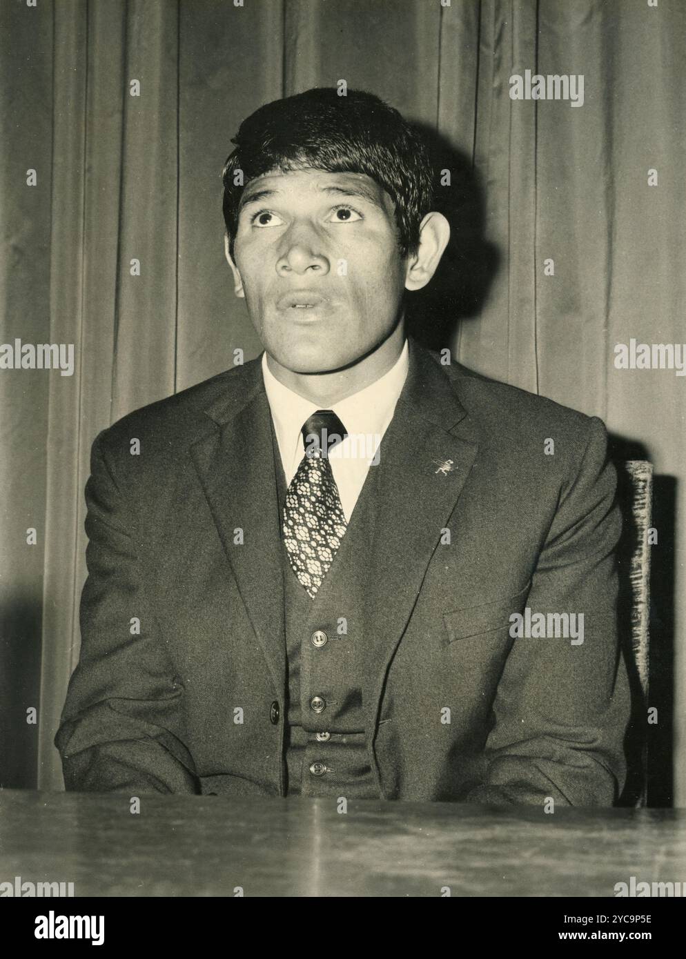 Argentinian professional boxer Carlos Monzon, 1970s Stock Photo - Alamy