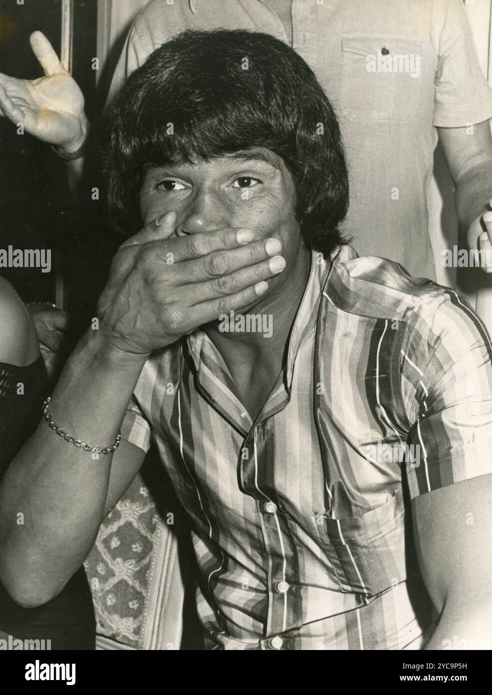 Argentinian professional boxer Carlos Monzon, 1970s Stock Photo - Alamy