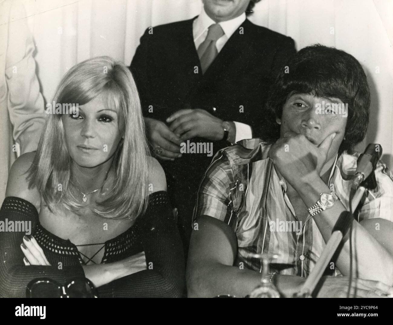 Argentinian professional boxer Carlos Monzon and Susana Gimenez, 1970s ...