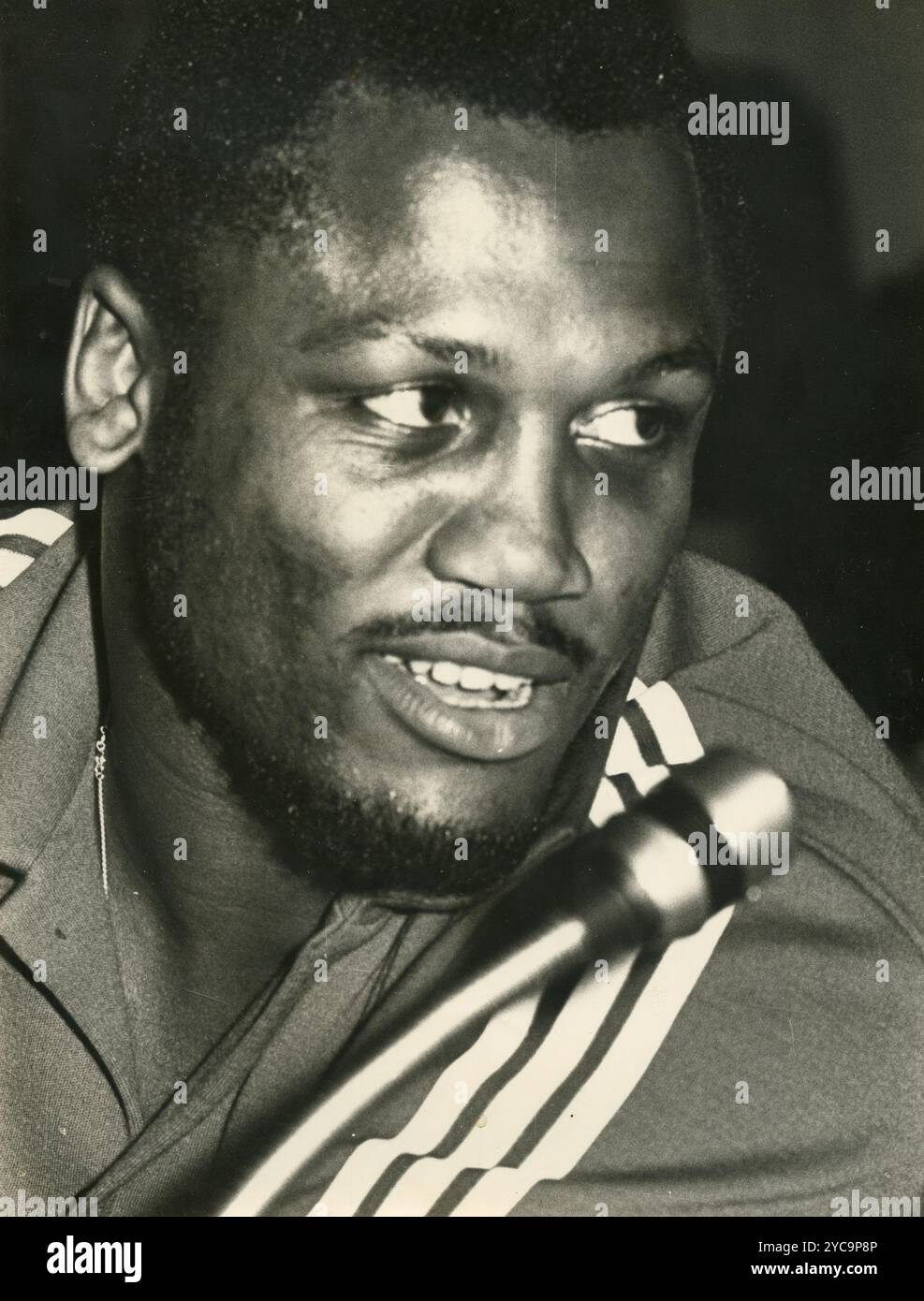 American professional boxer Joe Frazier, Italy 1970s Stock Photo - Alamy
