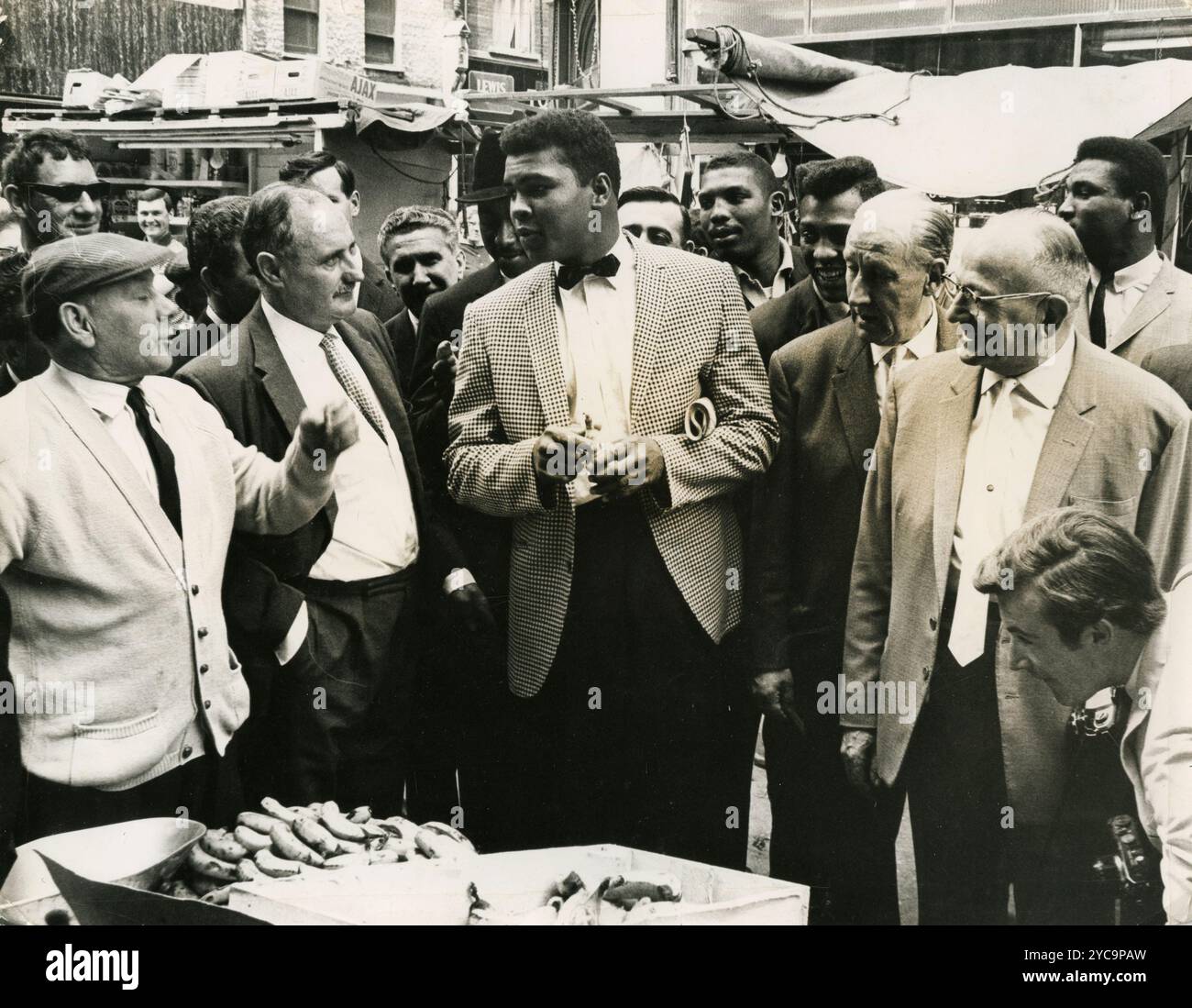 American professional boxer Cassius Clay, Mohammed Ali, and promoter ...
