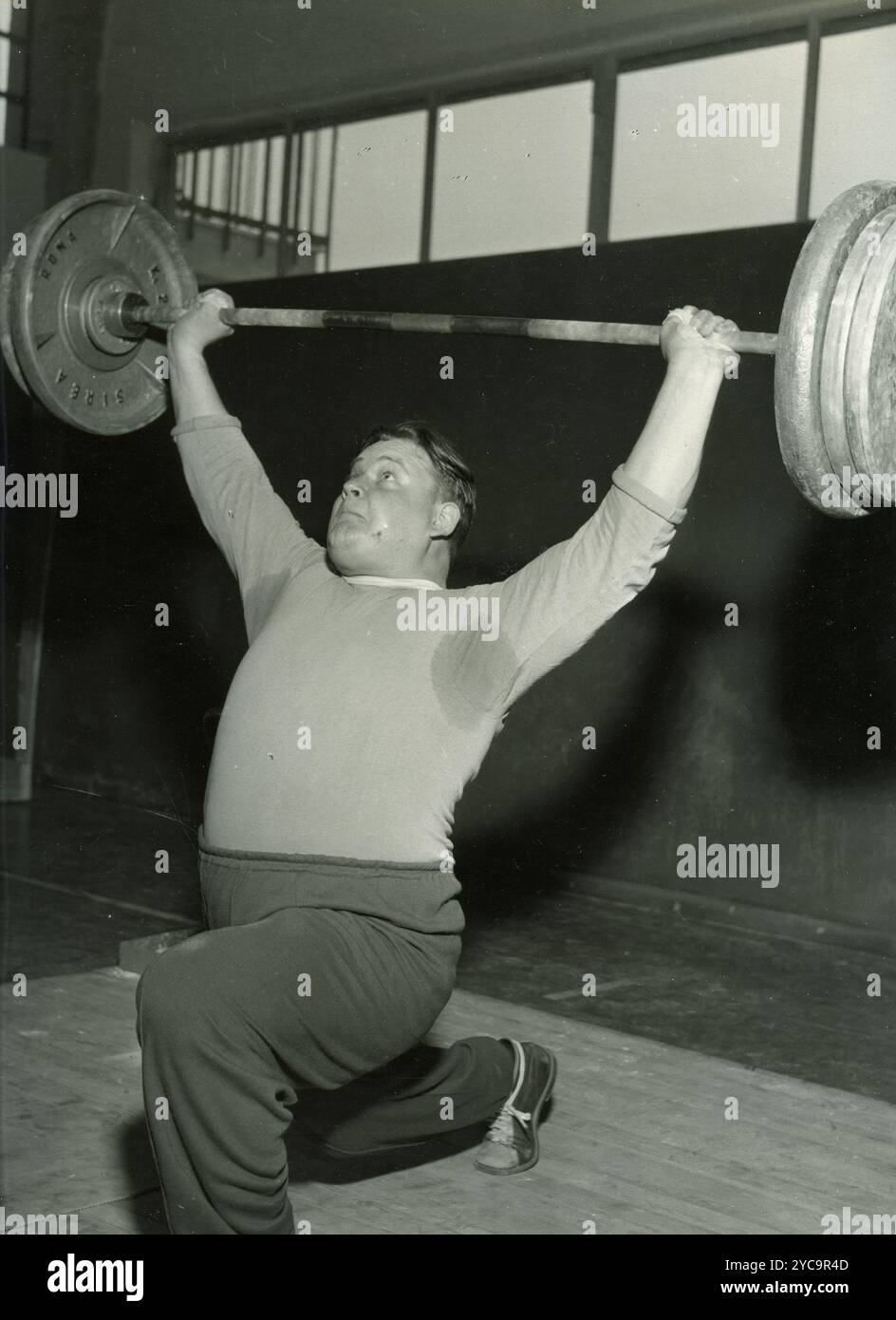 Soviet weightlifter Aleksey Medvedev, 1950s Stock Photo - Alamy