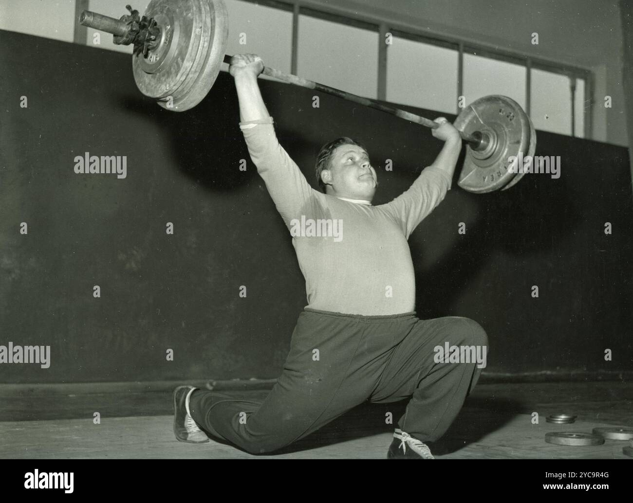 Soviet weightlifter Aleksey Medvedev, 1950s Stock Photo - Alamy
