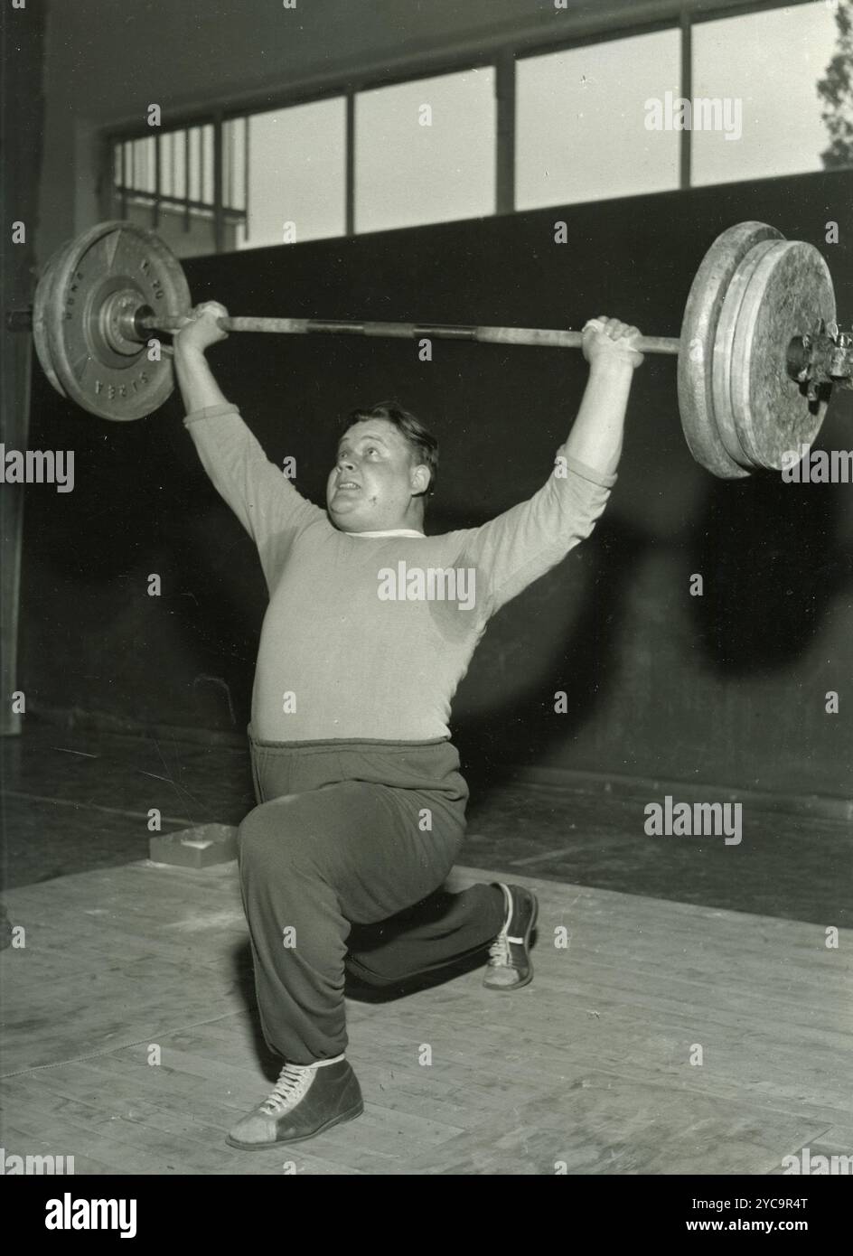Soviet weightlifter Aleksey Medvedev, 1950s Stock Photo - Alamy