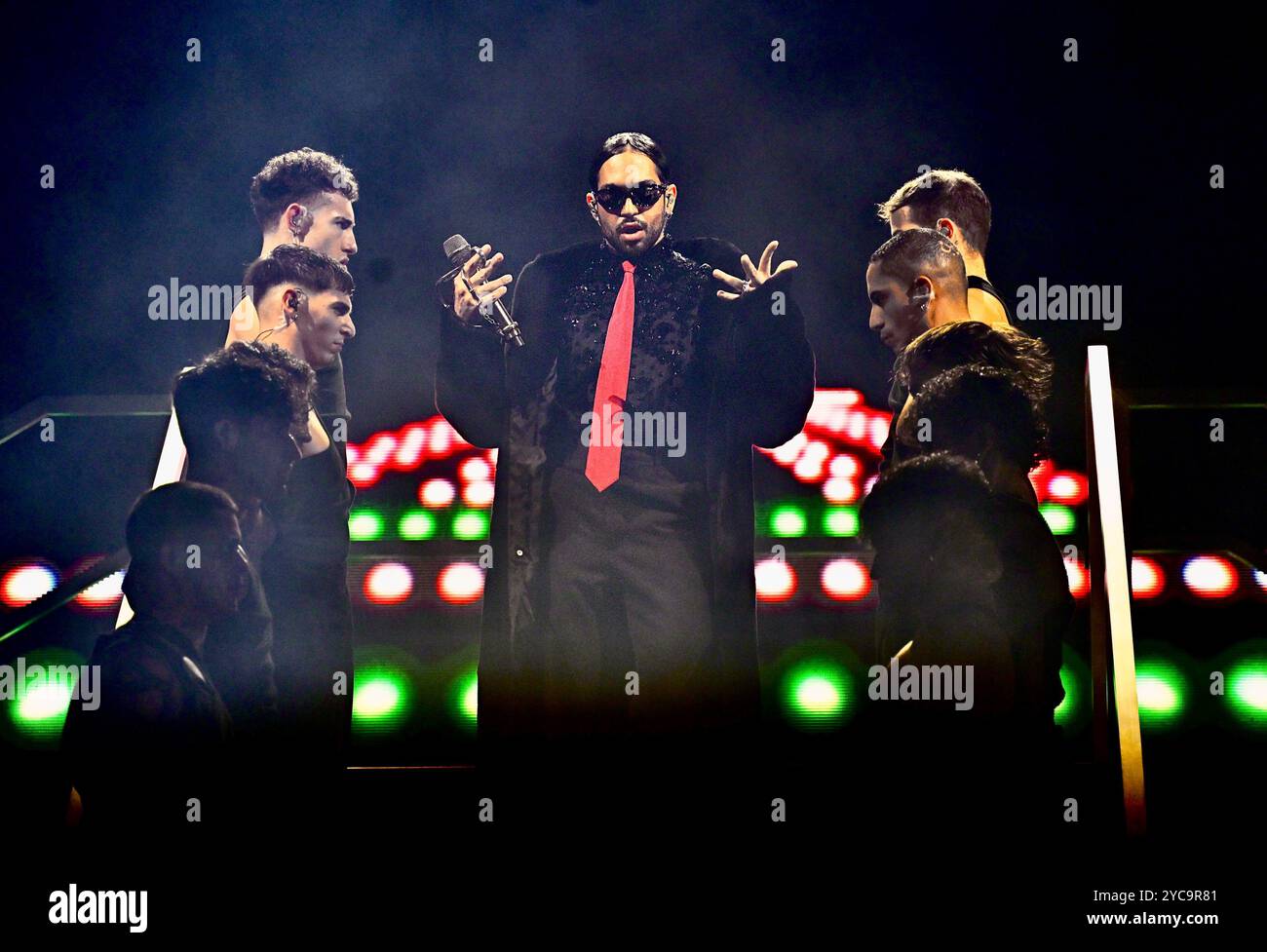 MAHMOOD during MAHMOOD TOUR 2024, Italian singer Music Concert in MILAN ...