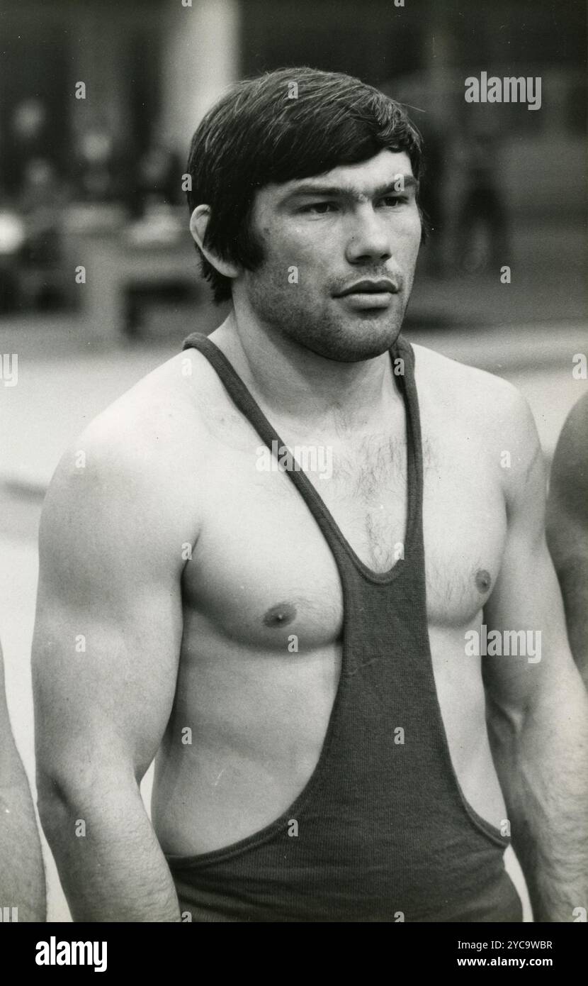Russian free style professional wrestler Gennady Korban, Russia 1980 ...