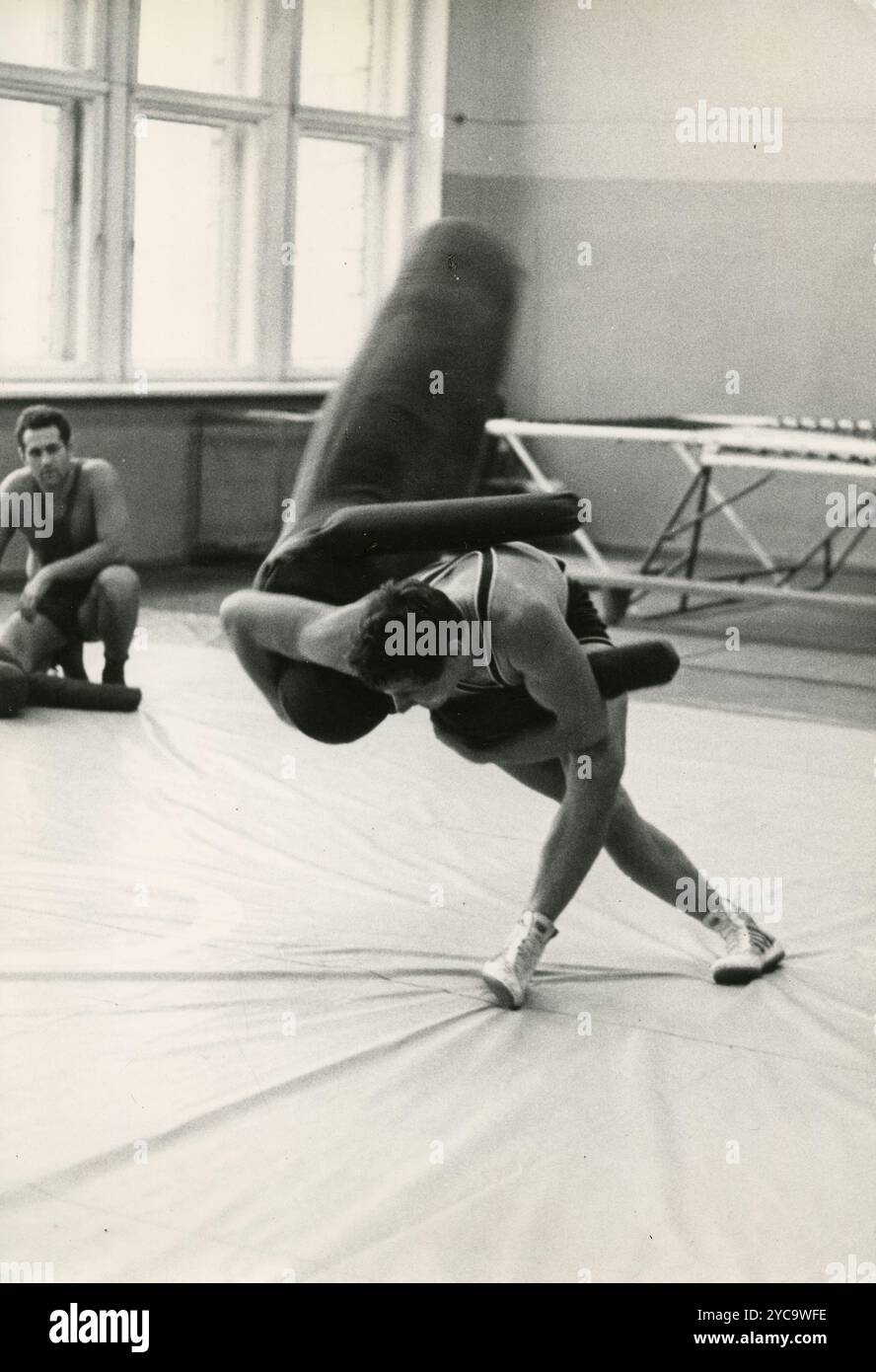 Soviet heavyweight freestyle professional champion, wrestler Alexandre ...