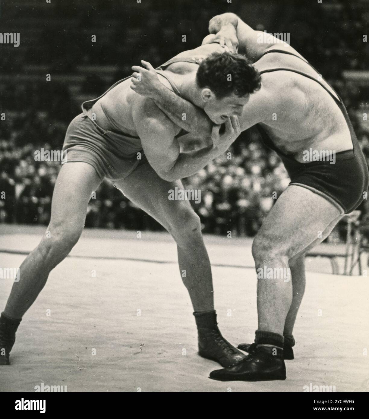 Soviet heavyweight freestyle professional champion, wrestler Alexandre ...