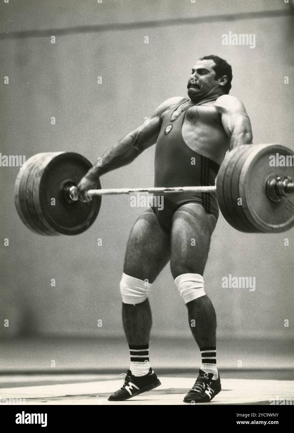 Soviet professional weightlifter world champion Anatoly Pisarenko ...