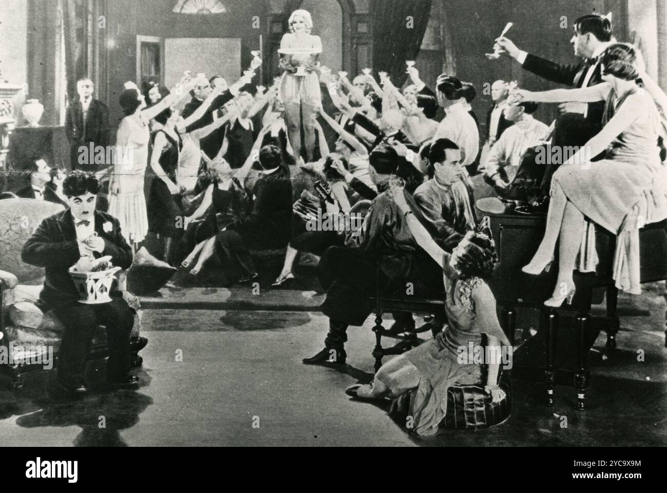 British actor Charlie Chaplin in the movie City Lights, 1931 Stock ...